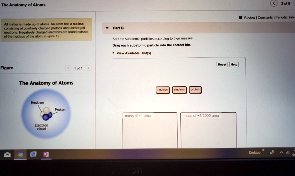 SOLVED:The Anatomy of Atoms 30 9 Review Constanls Penodic Tabl All ...