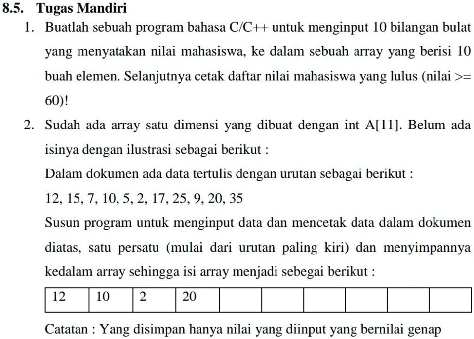 SOLVED: Saya kurang paham, ada yang bisa membuat codingannya? Mohon ...