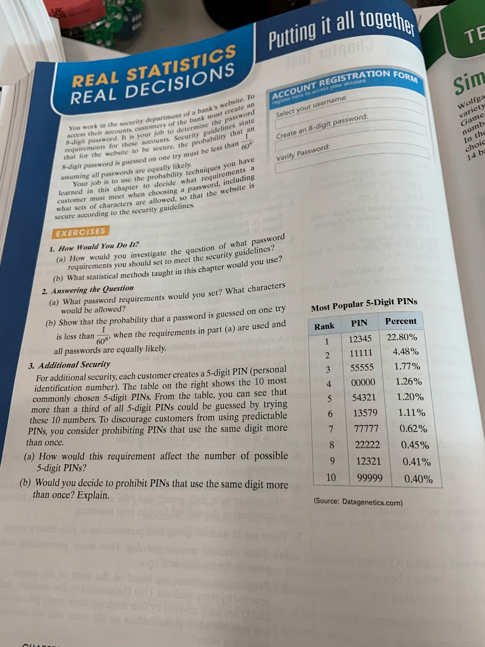 SOLVED: REAL STATISIONS REAL DECISION ACCOUNT REGISTRATION FOR ...