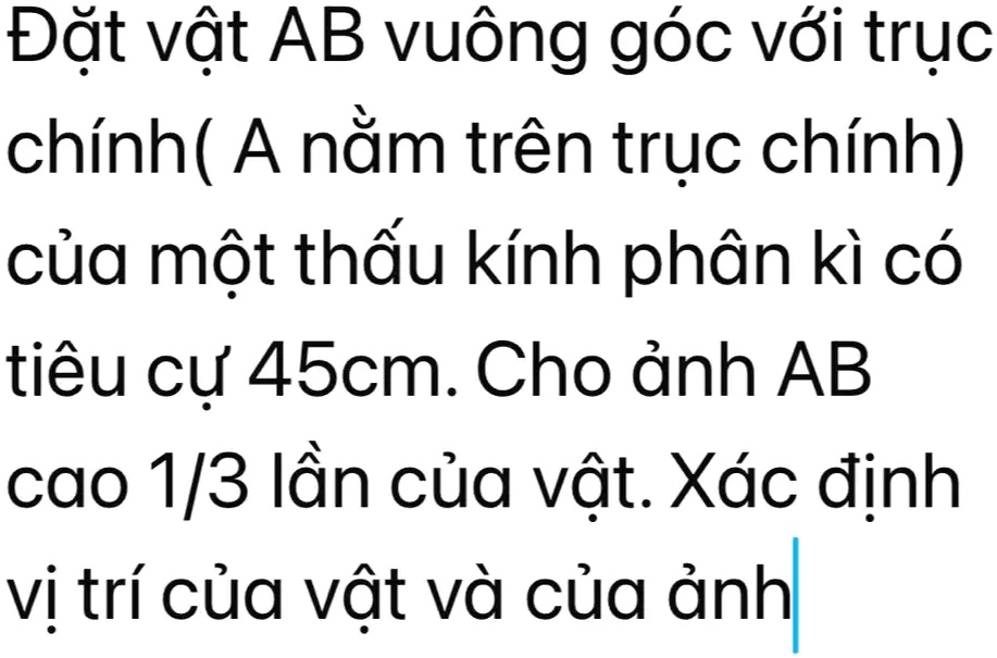 Solved Ä áº¥t Váºt Ab Vuông Góc Vá›i Trá¥c ChÃnh A Nằm Trên
