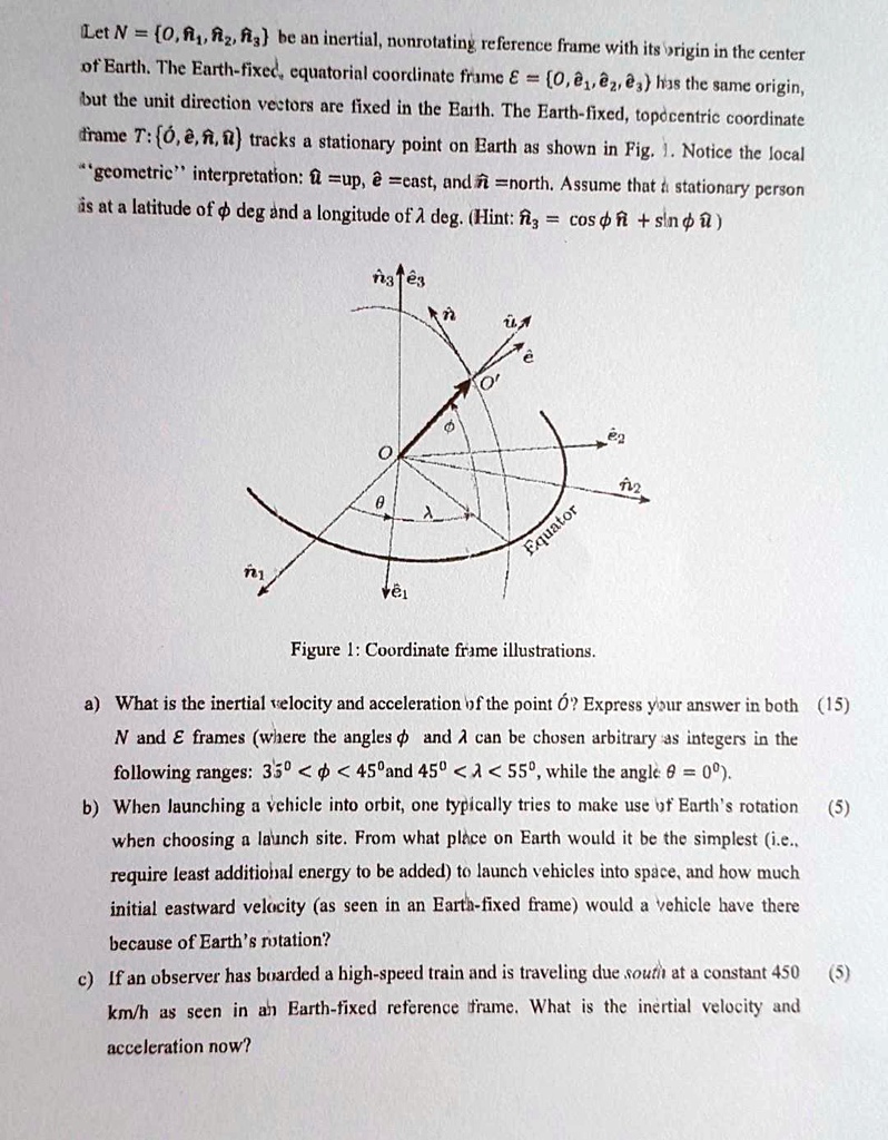 let no be an inertialnonrotating reference frame with itsrigin in the ...
