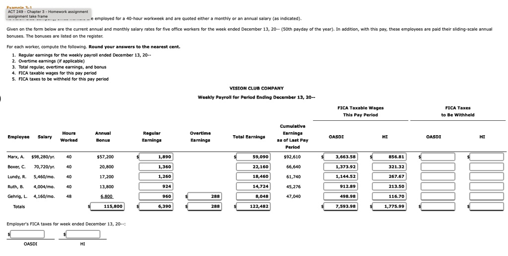 act 249 chapter 3 homework assignment assignment take frame e employed ...