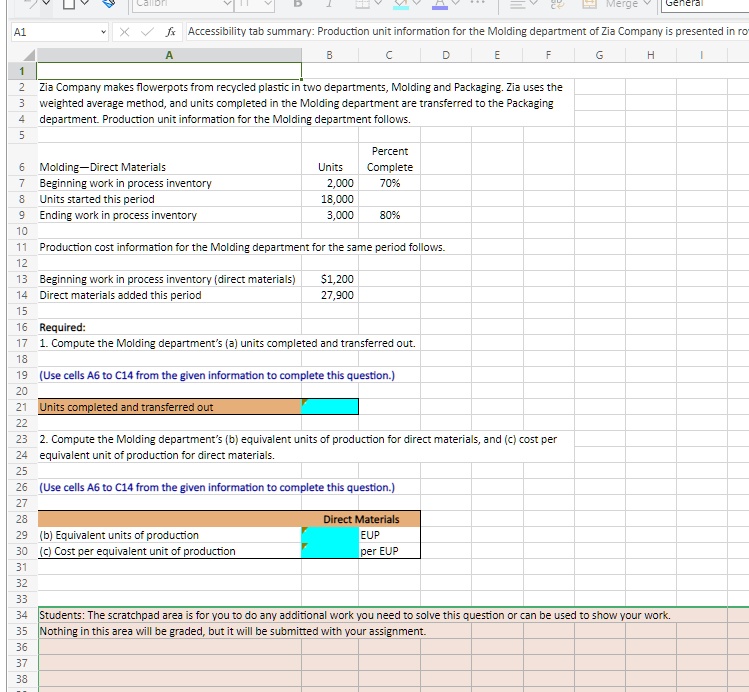 SOLVED: Zia Company makes flowerpots from recycled plastic in two ...