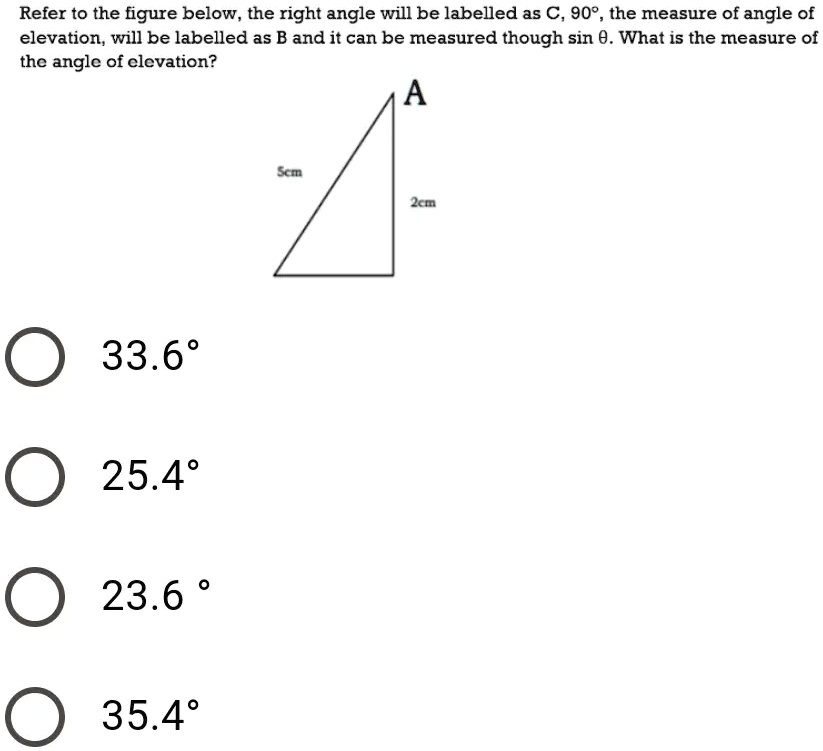 SOLVED: Refer to the figure below, the right angle will be labelled as ...