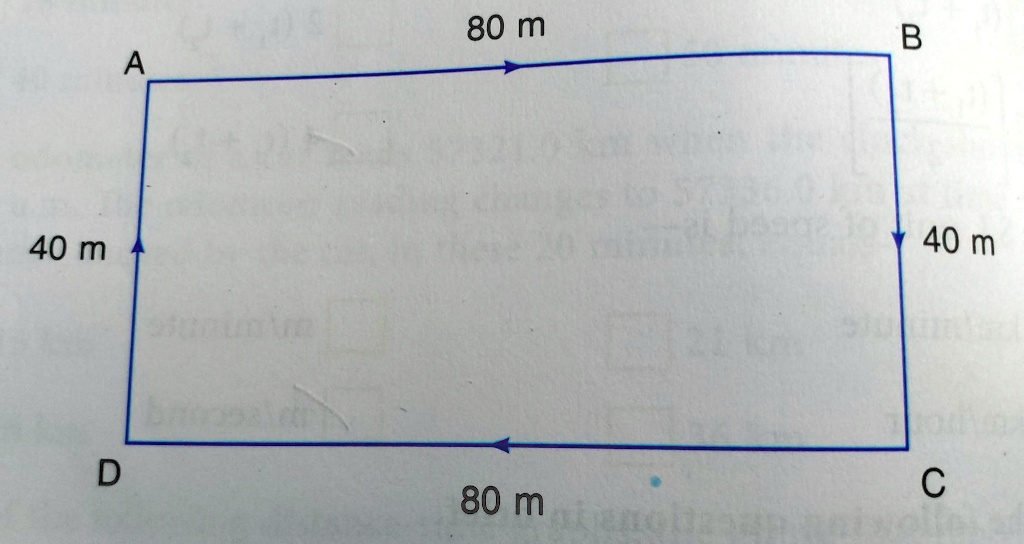 80 m B A 40 m D 80 m C 40 m