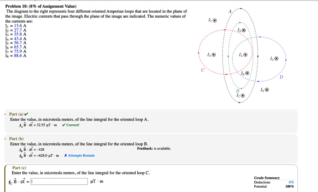 problem 10 8 of assignment value the diagram to the right represents four different oriented ...