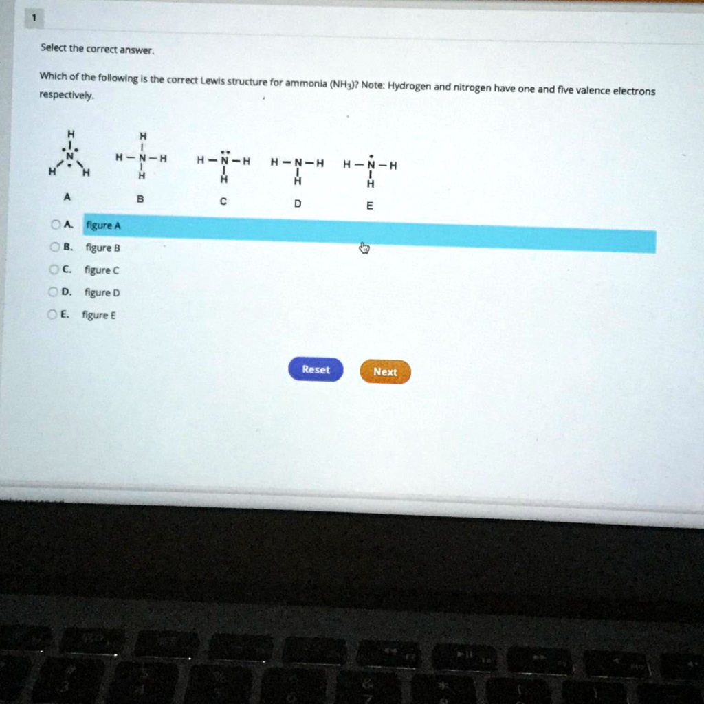 SOLVED: 'Which of the following is the correct Lewis structure for ...