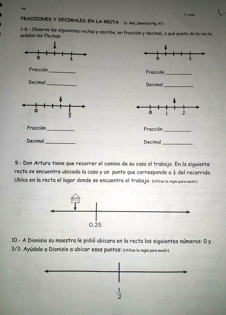SOLVED: Ayudaaaaaaaaaaaaaaaaaaaa FRACCIONES Y DECIMALES EN LA RECTA ...