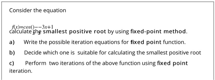 Consider the equation f(x) = cos((-3x + 1)/(3)) calculate the smallest ...