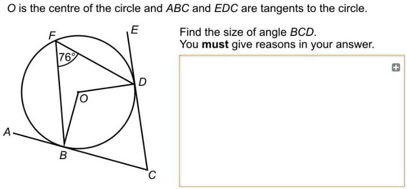 SOLVED: This is circle theorems. I am not really good at this. O is the centre of the circle and ...