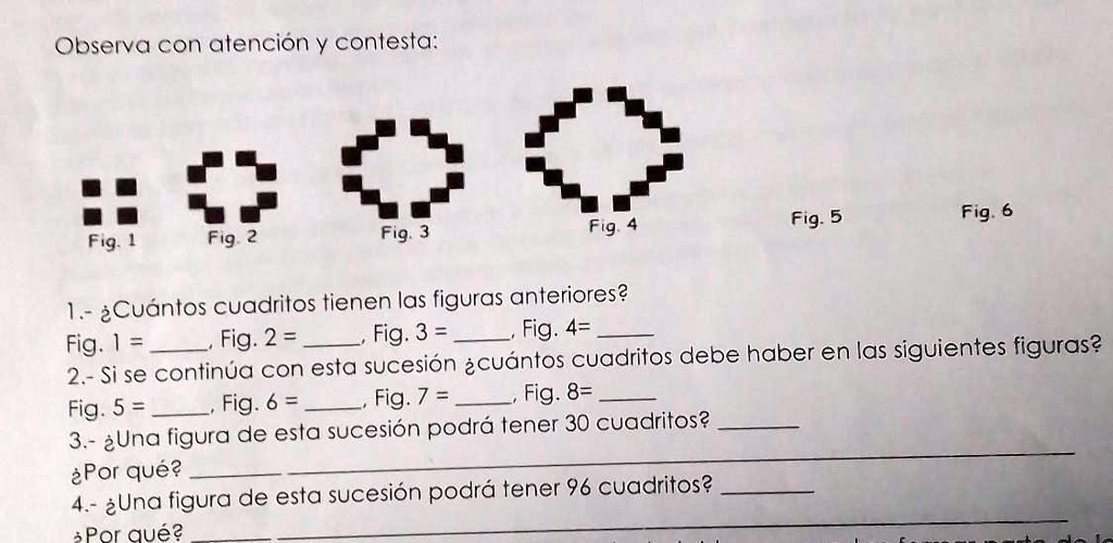 SOLVED: Observa con atención y contesta: Fig. 1 Fig. 2 Fig. 3 Fig. 4 ... SOLVED: Observa con atención y contesta: Fig. 1 Fig. 2 Fig. 3 Fig. 4 ...