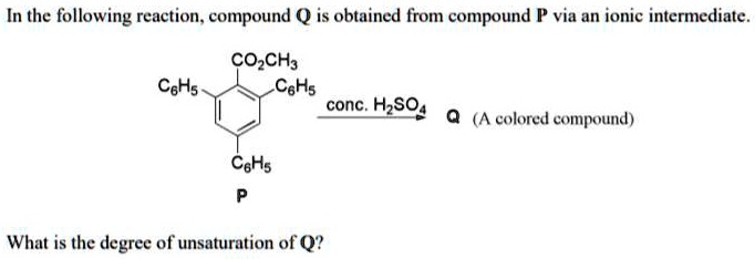 In the following reaction, compound Q is obtained from compound P via ...