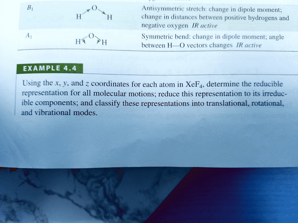 SOLVED: ' Using the x, y, and z coordinates for each atom in XeF4 ...