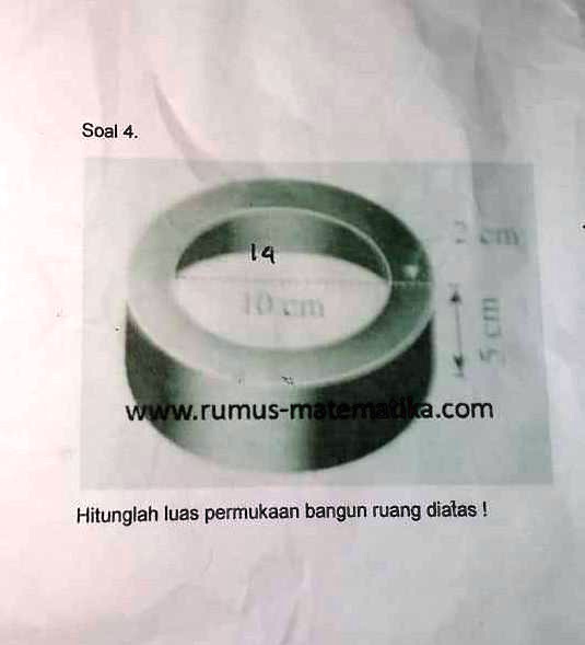 SOLVED: hitunglah luas permukaan bangun ruang tersebut Soal 4. 114 ... SOLVED: hitunglah luas permukaan bangun ruang tersebut Soal 4. 114 ...