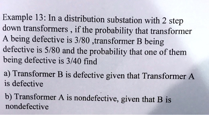 SOLVED: Example 13: In a distribution substation with 2 step-down ...