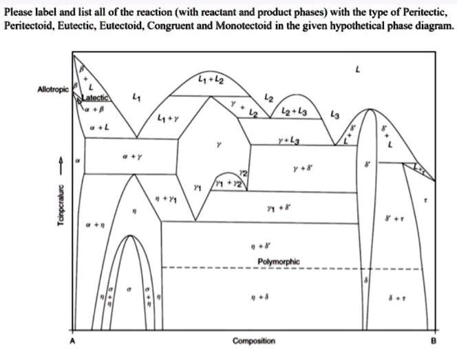 please label and list all of the reactions with reactant and product ...