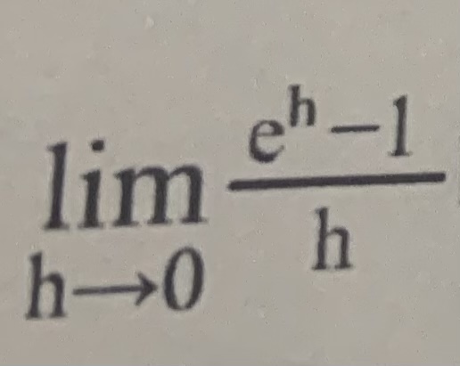 lim h 0 eh 1h for the following exercises the given limit represents ...