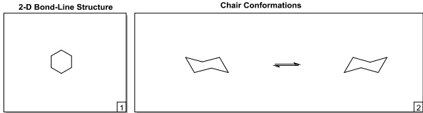 draw the 2 d conformation and both chair structures of trans 14 ...