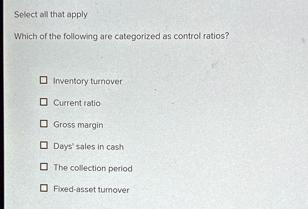 SOLVED: Select all that apply Which of the following are categorized as ...