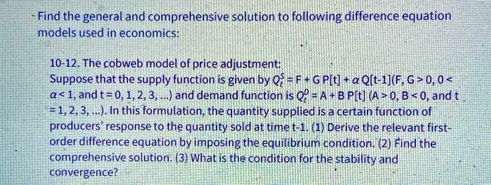 SOLVED: Texts: Find the general and comprehensive solution to the ...