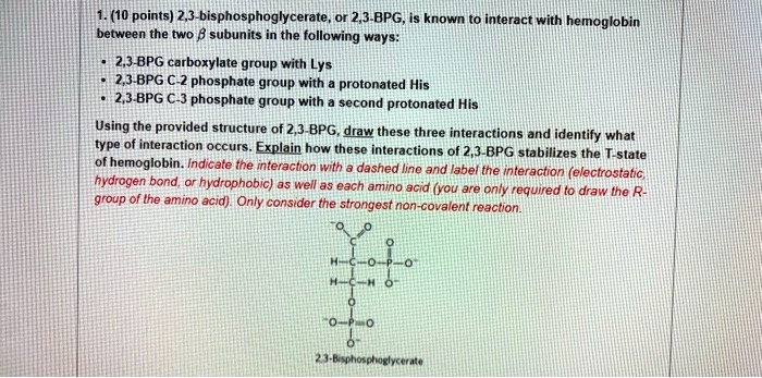 10 points 23 bisphosphoglycerate or 23 bpg is known to interact with ...