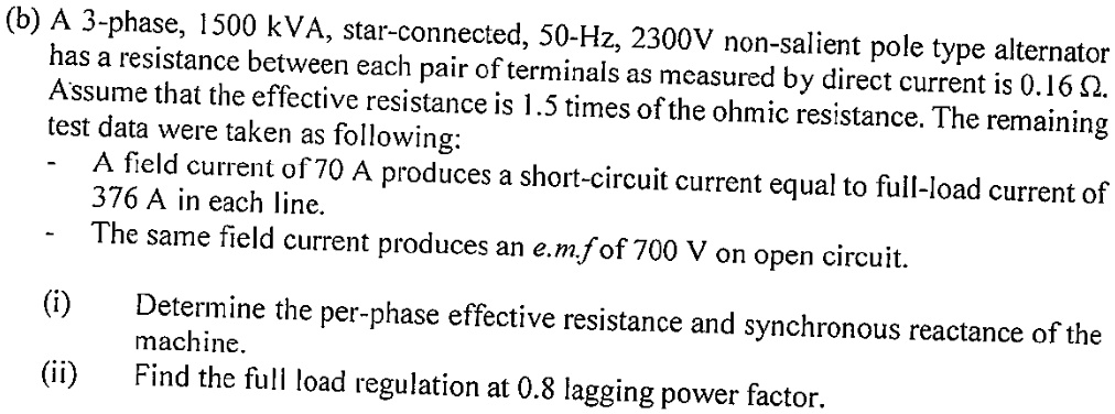 B A 3 Phase 1500 Kva Star Connected 50 Hz 2300v Non Salient Pole Type Alternator Has A
