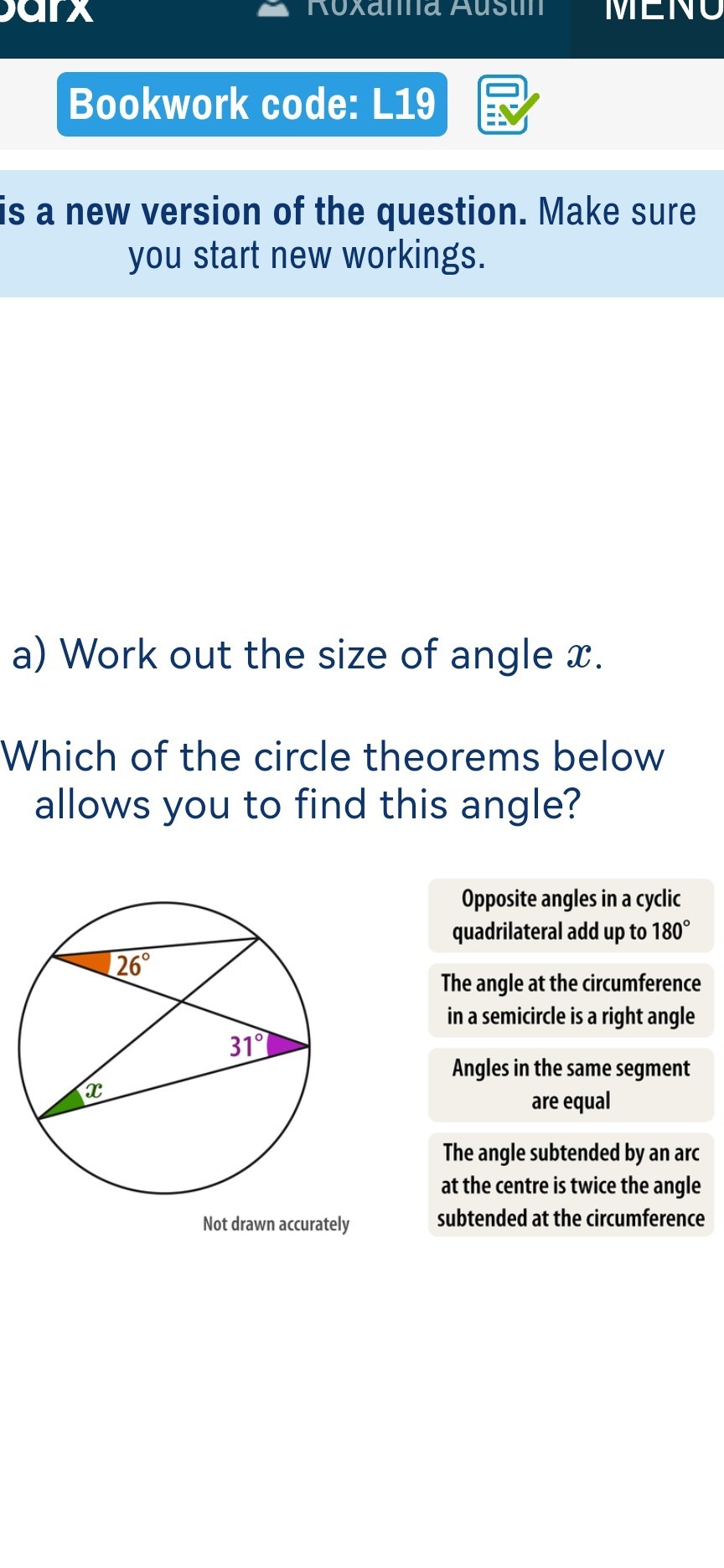 SOLVED: Bookwork code: L19 is a new version of the question. Make sure ...