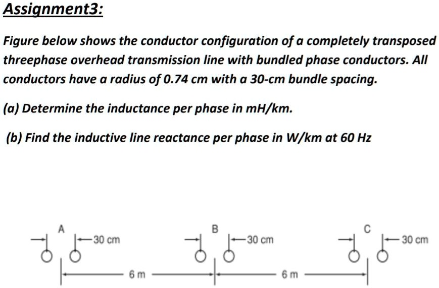 SOLVED: Assignment 3: The figure below shows the conductor configuration of a completely ...