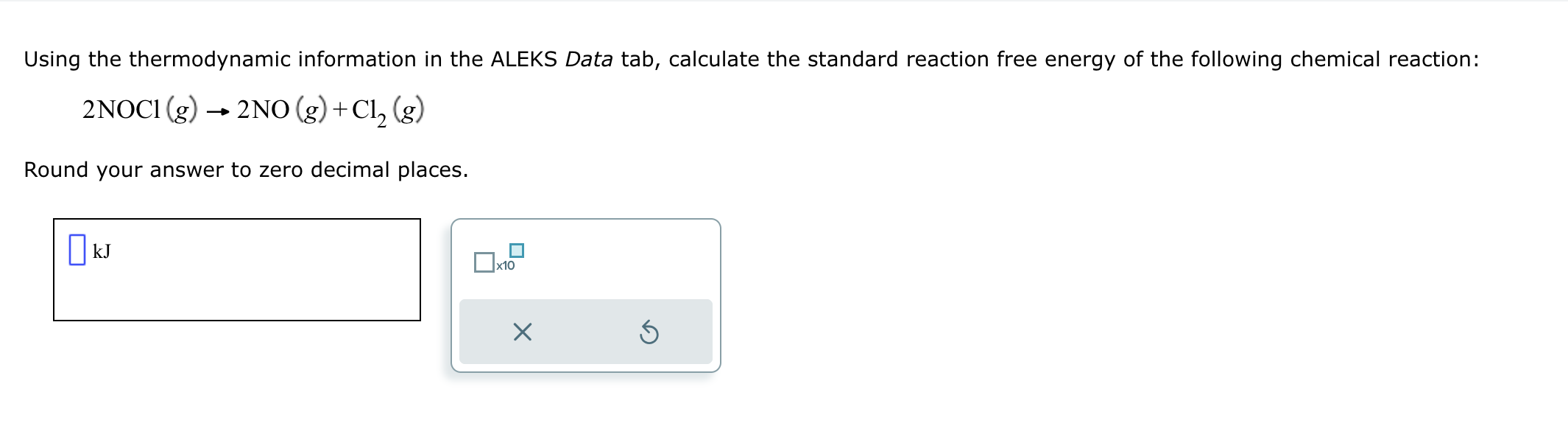 SOLVED: Using the thermodynamic information in the ALEKS Data tab, calculate the standard ...
