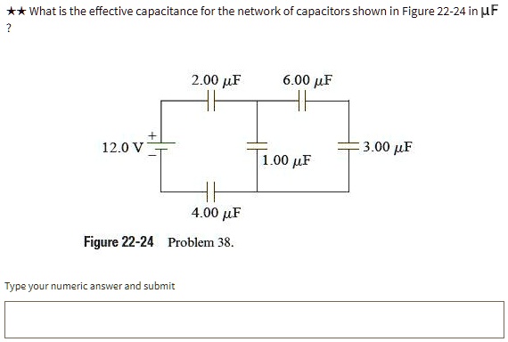 SOLVED: ** What is the effective capacitance for the network of ...