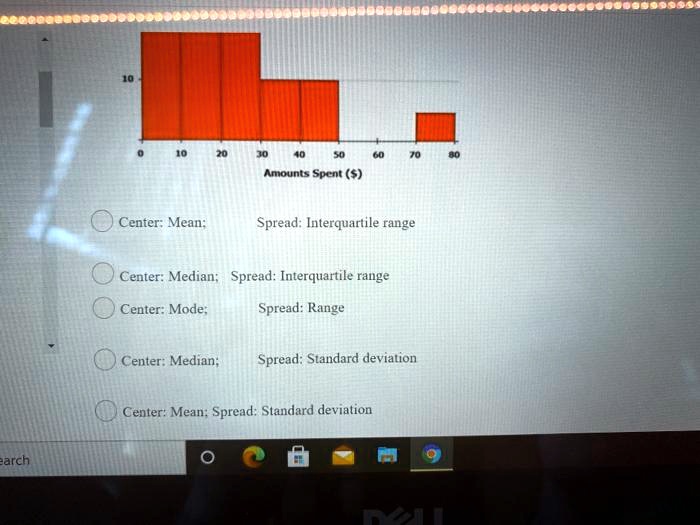 amnuni spent s center mean spread interquartile range center median ...