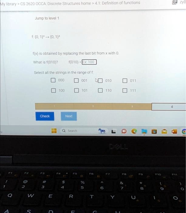 SOLVED: Texts: My library > CS2620 OCCA Discrete Structures home > 4.1 ...