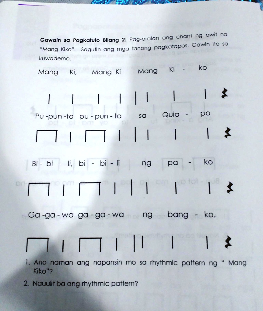 SOLVED: Gusto po sana kong pasagot, poneto. Pmsss, need ko na po ang ...
