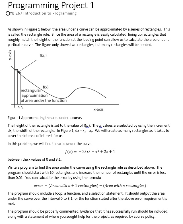 Solved In Python Programming Project 1 Oyb 267 Introduction To Programming As Shown In Figure 1