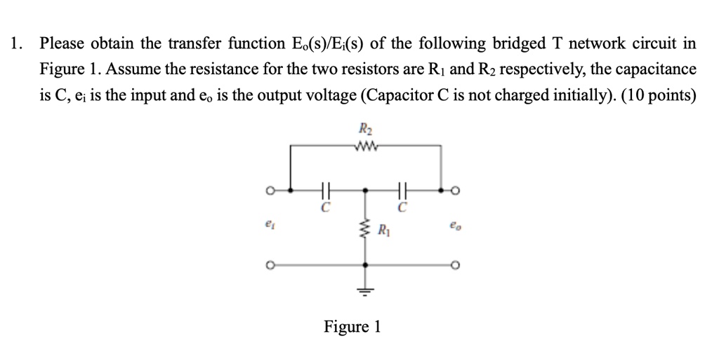 SOLVED: Please obtain the transfer function E(s)/Ei(s) of the following ...