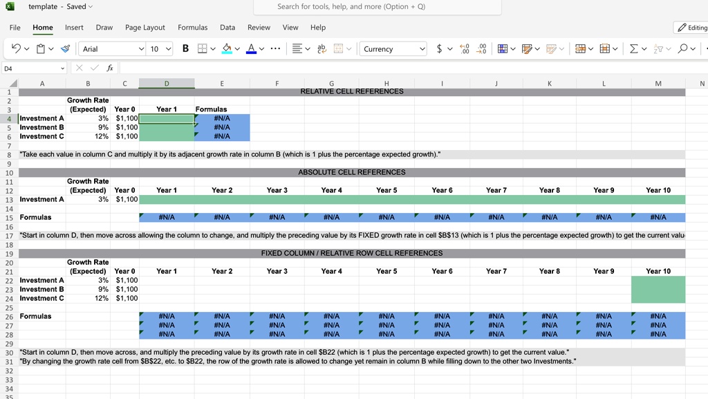 introduction a microsoft excel spreadsheet is laid out in a grid of columns and rows the columns ...
