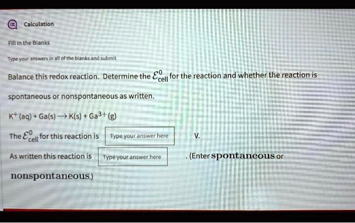 SOLVED:Calculation Fillin the Blanks Juhe Vour Angtem inai of the ...