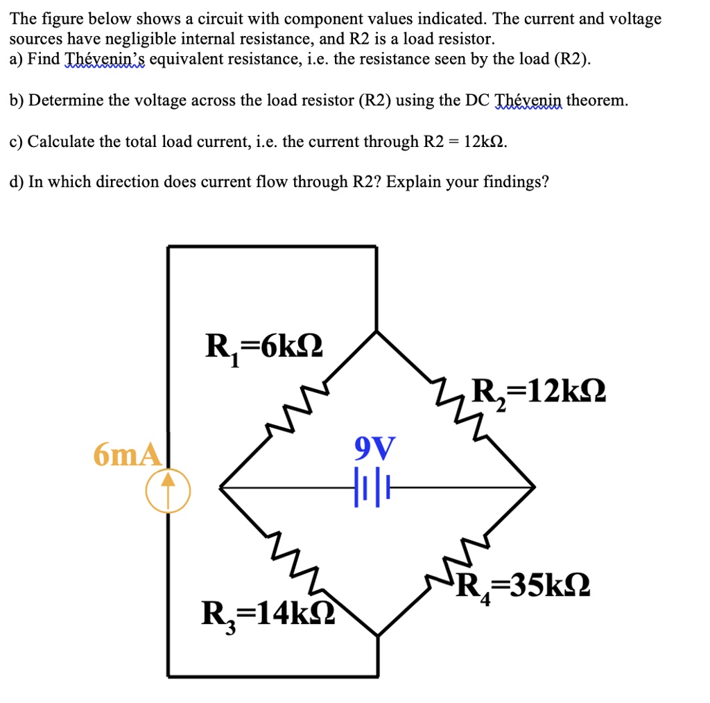 [GET ANSWER] the figure below shows a circuit with component values indicated the current and ...