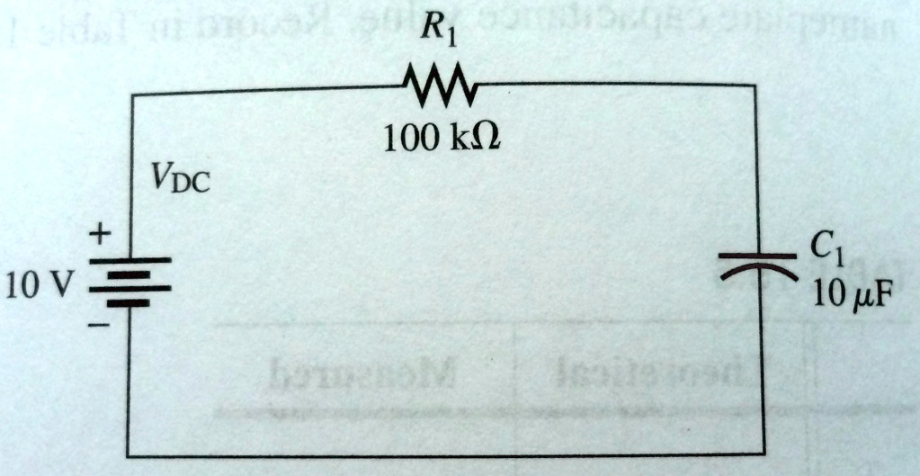 SOLVED: Calculate the time constant for the circuit? Determine the ...