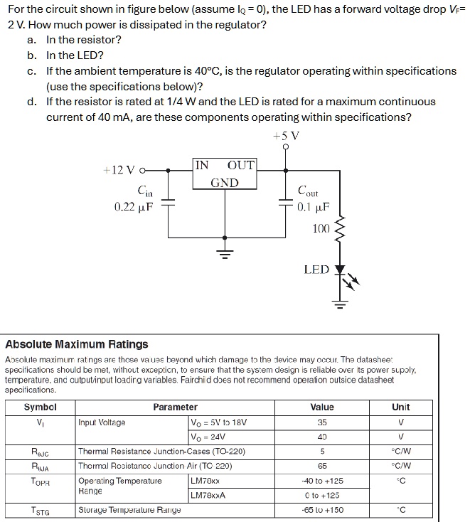 for the circuit shown in figure below assume iq 0 the led has a forward ...