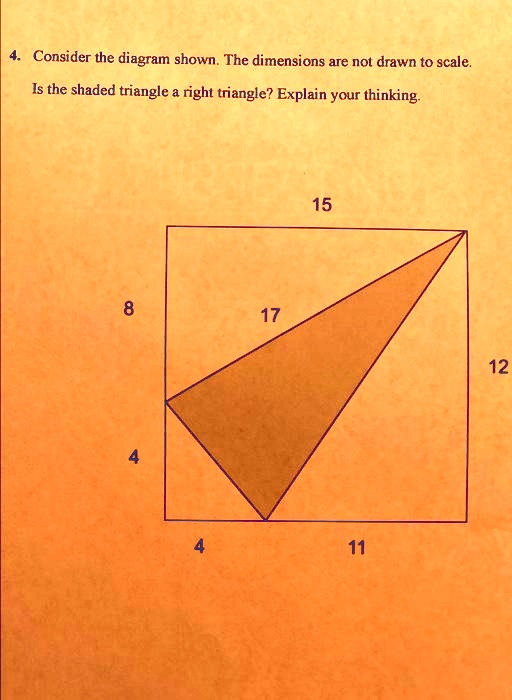 4 consider the diagram shown the dimensions are not drawn to scale is ...