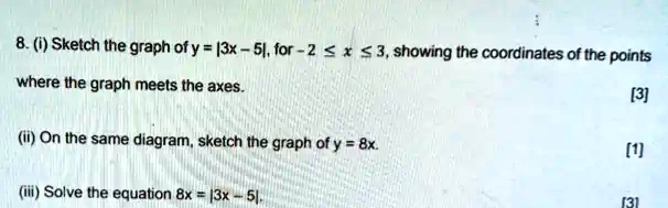 SOLVED: Sketch the graph of y = âˆš(3x - 5), for -2