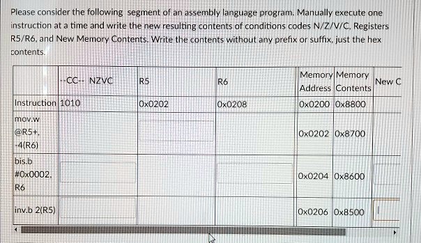 SOLVED: the right of the table says New Contents please fill in the 6 ...