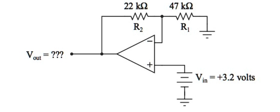 SOLVED: An op-amp circuit is shown below. (a) What type of op-amp circuit is this? (b) What is ...