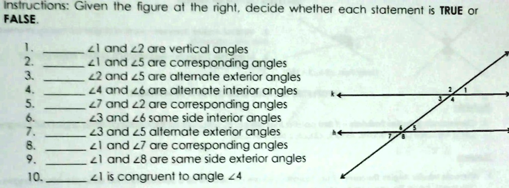 Same Side Exterior Angles Congruent