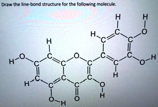 Draw the line-bond structure following molecule