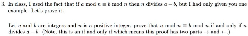 Solvedin Class Used The Fact That If A Mod N B Mod N Then N Divides 9705