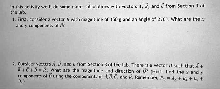 SOLVED: Texts: In this activity, we'll do some more calculations with ...