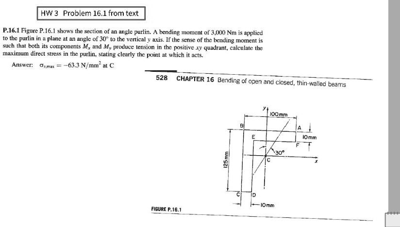 SOLVED: HW3 Problem 16.1 from text P.16.1 Figure P.16.1 shows the ...