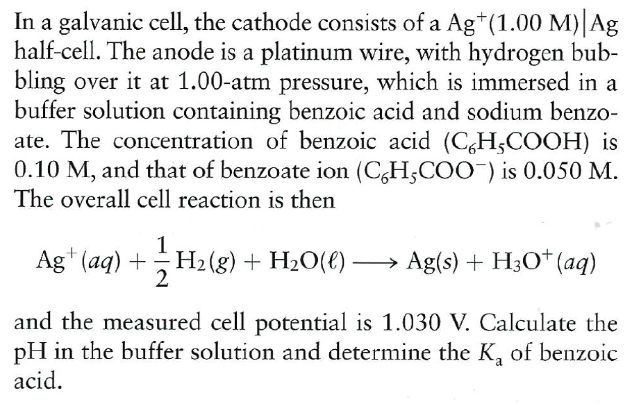 SOLVED: In a galvanic cell, the cathode consists ofa Agt(1.00 M) Ag ... SOLVED: In a galvanic cell, the cathode consists ofa Agt(1.00 M) Ag ...